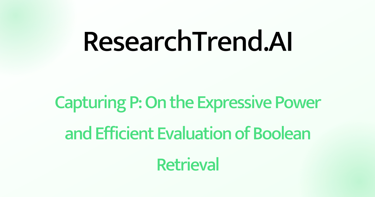 Capturing P: On the Expressive Power and Efficient Evaluation of ...