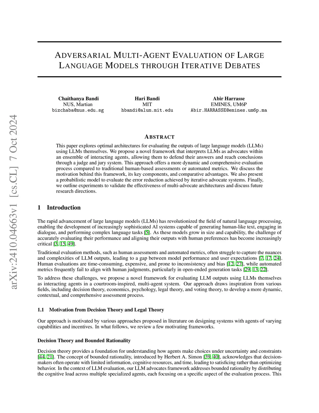 Debate, Deliberate, Decide (D3): A Cost-Aware Adversarial Framework for ...