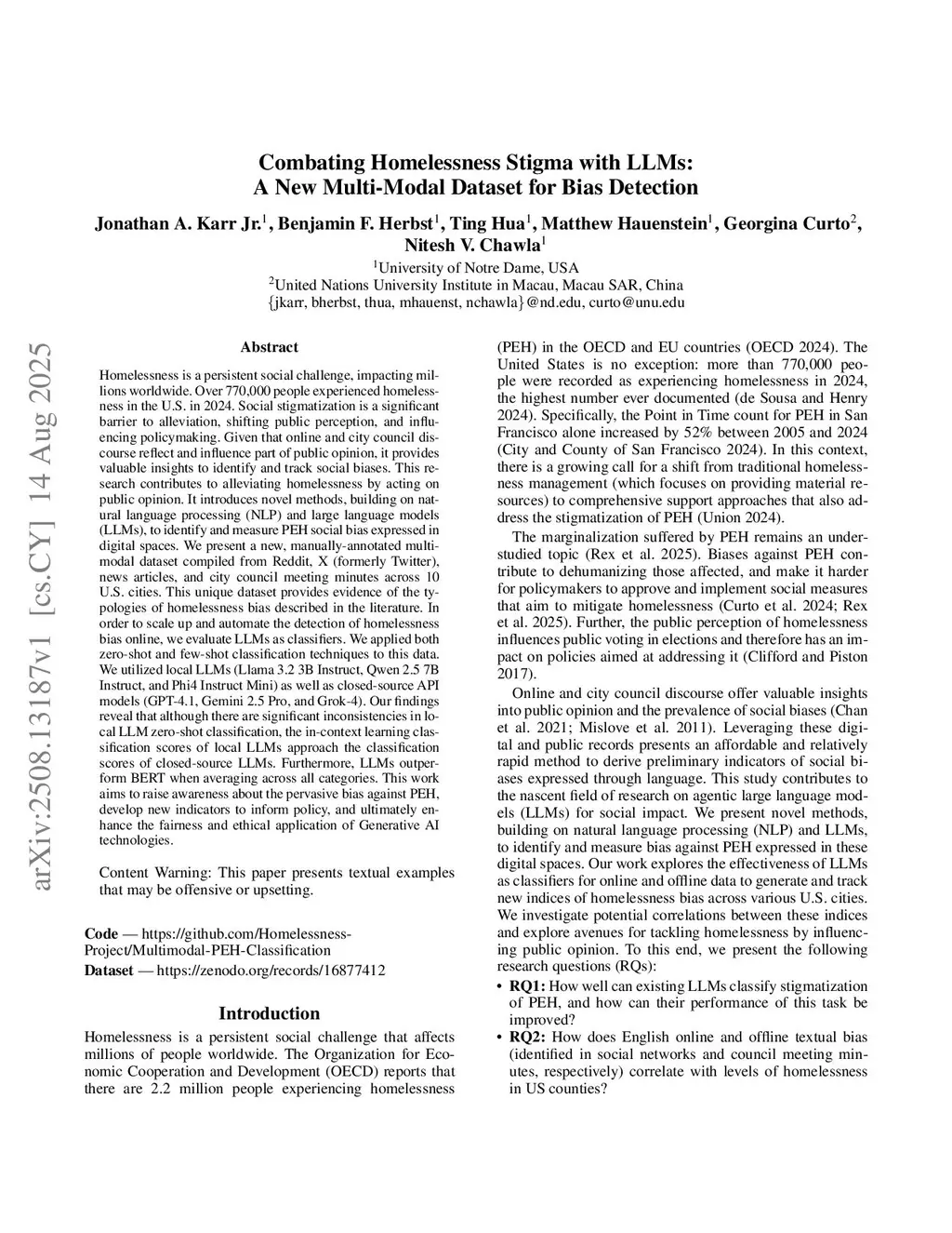 "Not in My Backyard": LLMs Uncover Online and Offline Social Biases ...