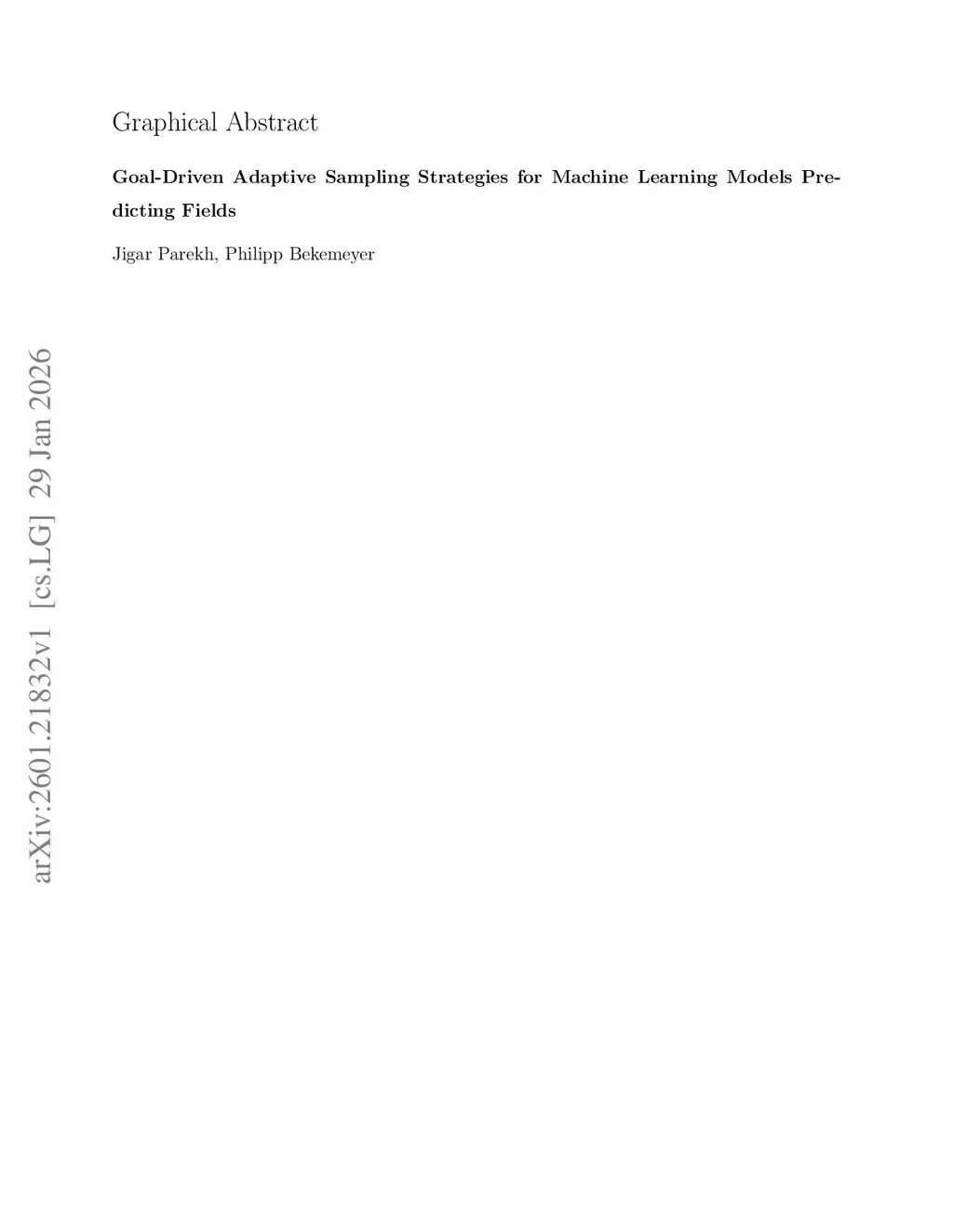 Goal-Driven Adaptive Sampling Strategies for Machine Learning Models ...